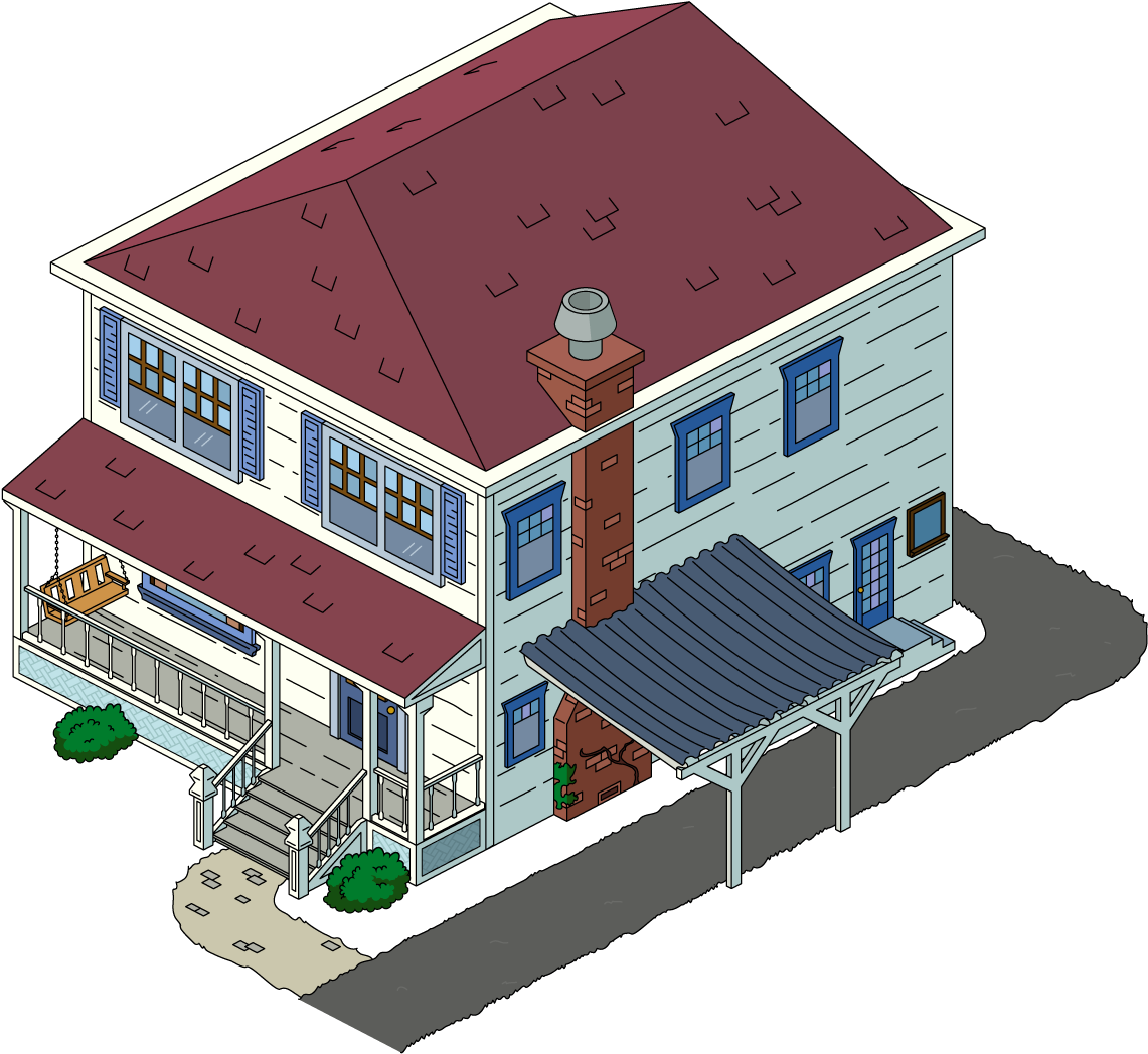 Aka The Cancelled House - Cleveland House Family Guy - (1450x1117) Png ...