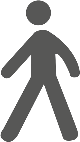 Man Walking Sign Transparent Png - Persona Icono Png - (512x512) Png ...