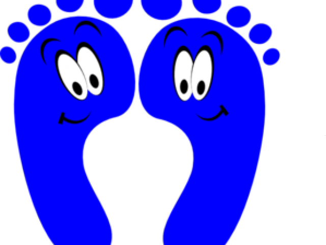 Happy Feet Clipart Kid Foot - Foot Cartoon - (640x480) Png Clipart Download