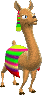 Lama Clipart Inca - Dancing Llama Gif - (364x364) Png Clipart Download