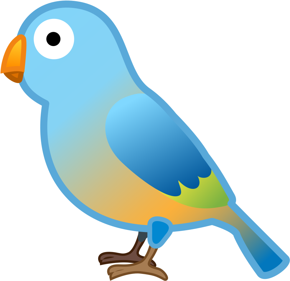 Bird Icon - Pajaro Emoji - (1024x1024) Png Clipart Download