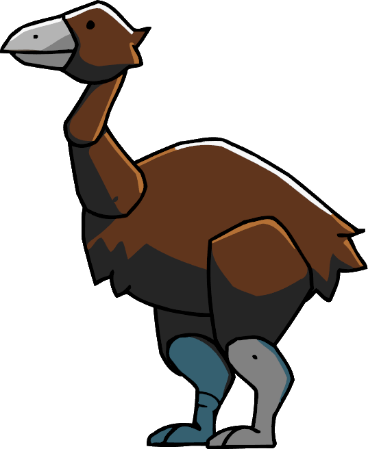 Elephant Bird - Scribblenauts Remix Animals - (537x656) Png Clipart ...