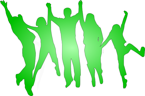 Green People Clipart - (600x401) Png Clipart Download