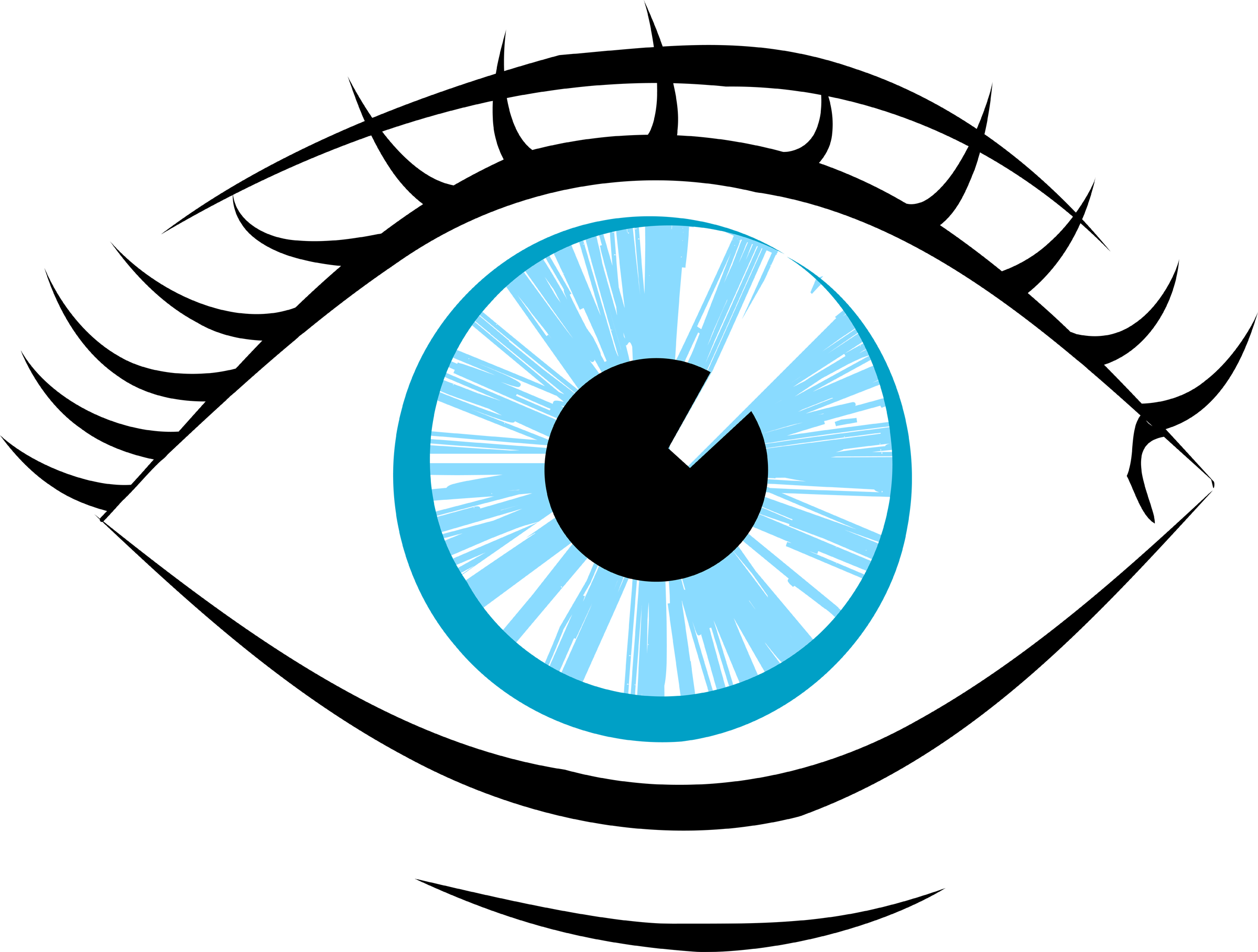 Photos Simple Eye Picture, - Eye Clip Art - (2400x1817) Png Clipart ...