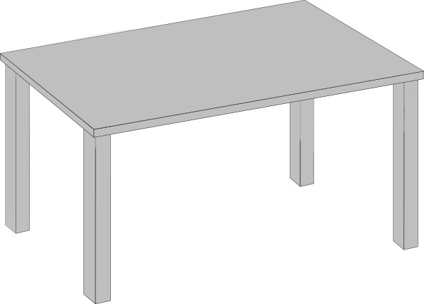 Clear Table Clipart
