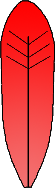 Turkey - Turkey Feather Clip Art - (250x641) Png Clipart Download