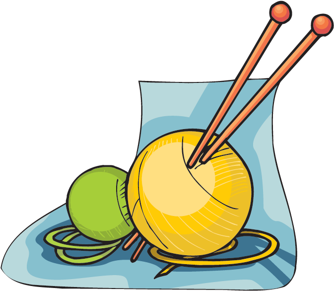 Yarn - Knitting Needles And Yarn - Full Size PNG Clipart Images Download