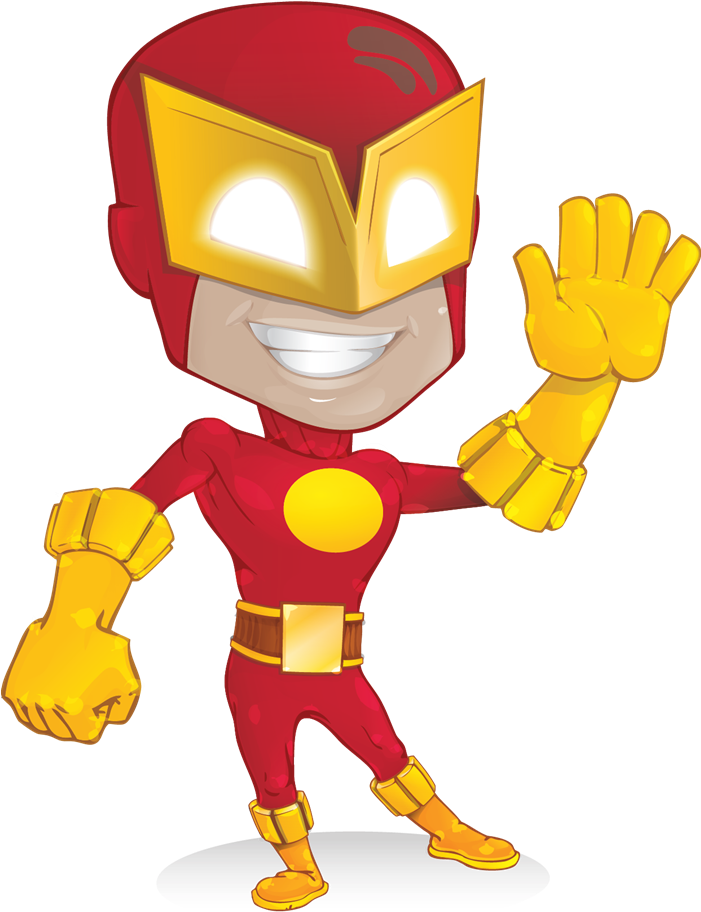 Superhero Super Hero Clip Art Black And White Free - Superhero Vector ...