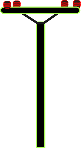 Telephone Pole Clip Art At Clker Com Vector Clip Art - Power Line Clip ...