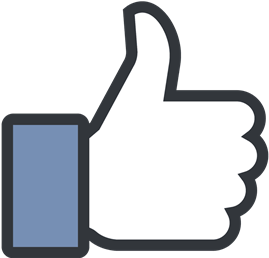 Like Us On Facebook - Like Mark - (600x257) Png Clipart Download