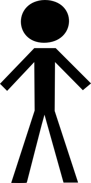 Clipart Info - Stick Figure Transparent Background - (294x591) Png ...