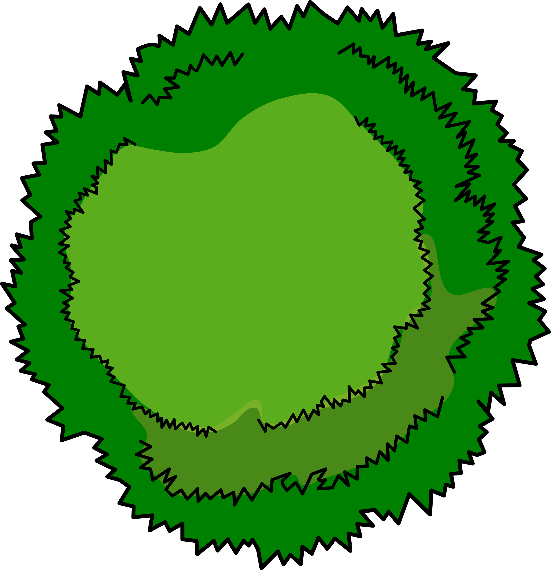 Tree View Clipart - Cartoon Tree Top View - (2294x2376) Png Clipart ...