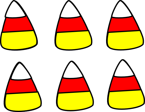 Candy Corn Border Clip Art Free Clipart Images - Candy Corn Template ...
