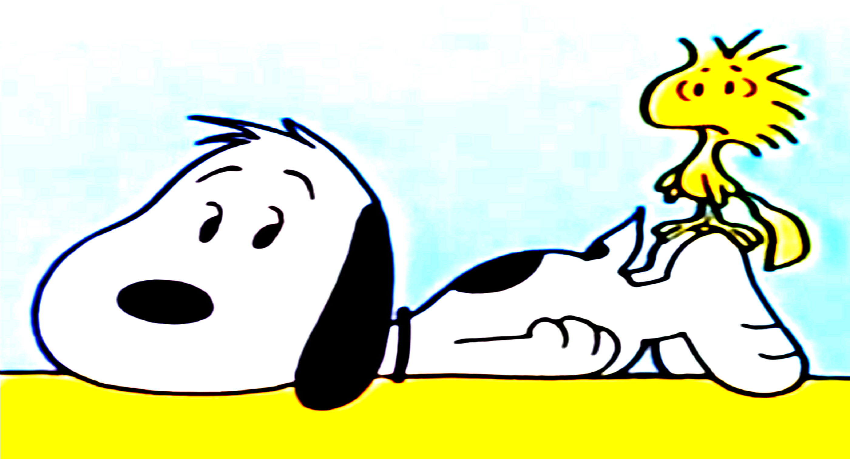 Snoopy Clipart May - Snoopy - (2801x1513) Png Clipart Download