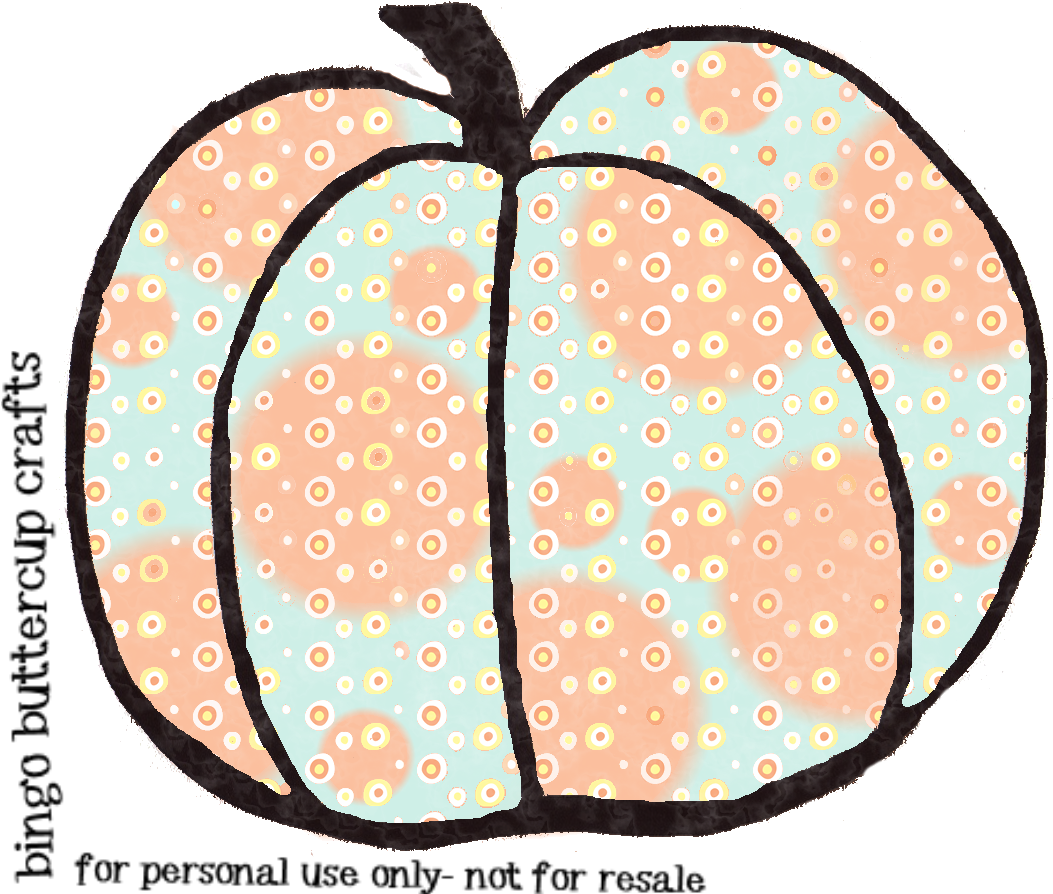 Polka Dot Pumpkin Clipart - Clip Art - (1200x1200) Png Clipart Download