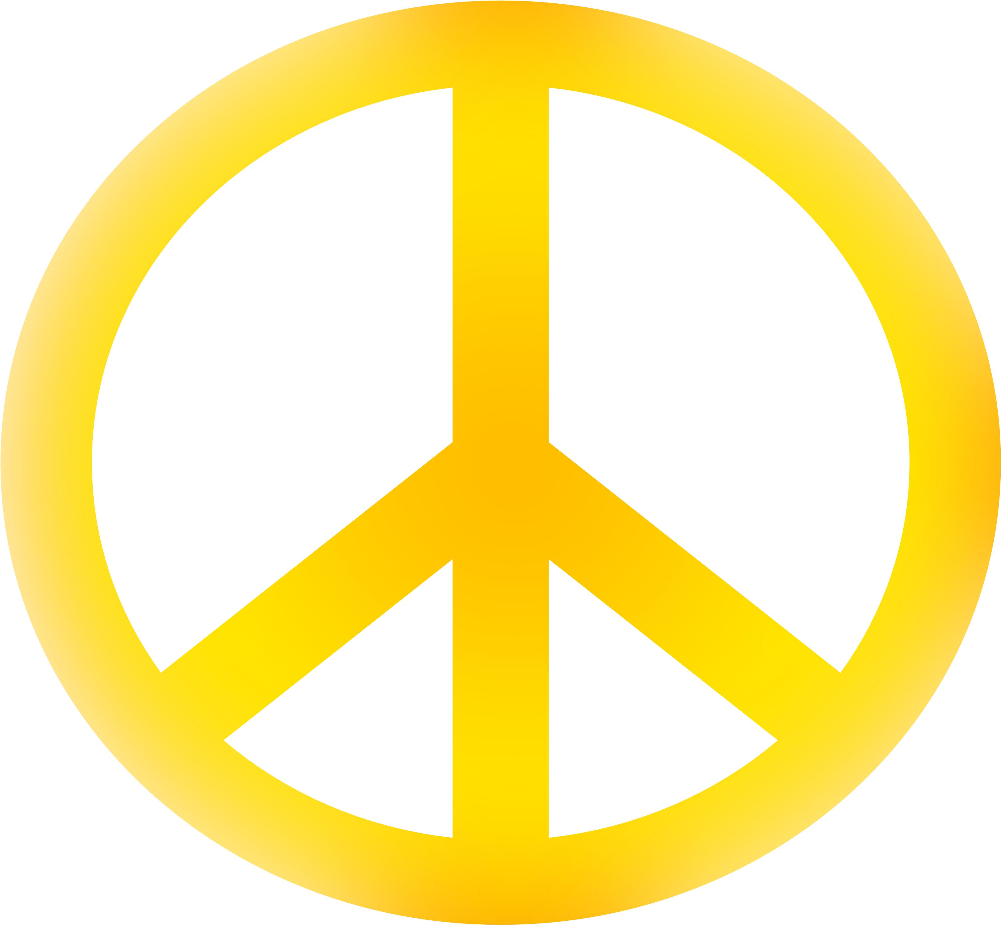 Peace Sign Clipart Kid - Peace Symbol And Meaning - (3333x3304) Png ...