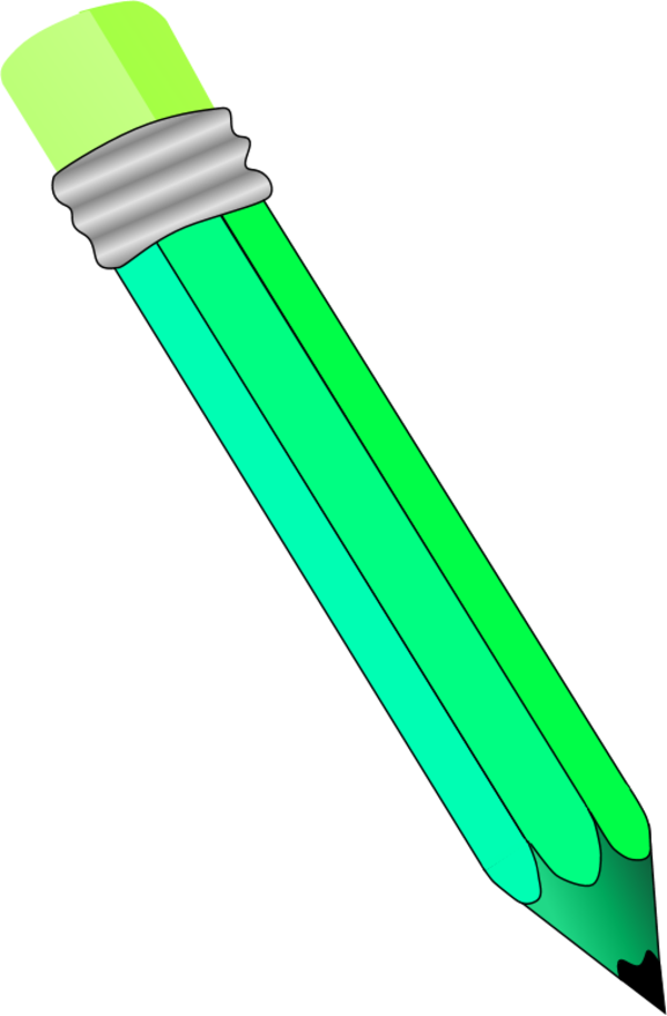 Colored Pencils Clipart - Pencil Clipart No Background - (600x913) Png ...