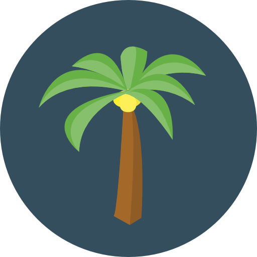 Size - Palm Trees - (512x512) Png Clipart Download