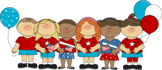 Patriotic Kids Clip Art Image - Ourselves And Our Posterity - (550x238 ...