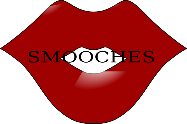 Smoochie Lips - (600x396) Png Clipart Download