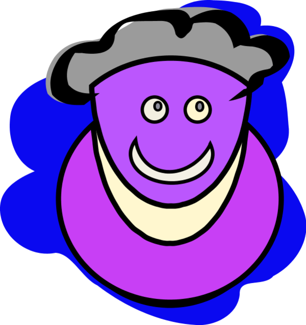 Brainy Man - Clip Art - (600x636) Png Clipart Download