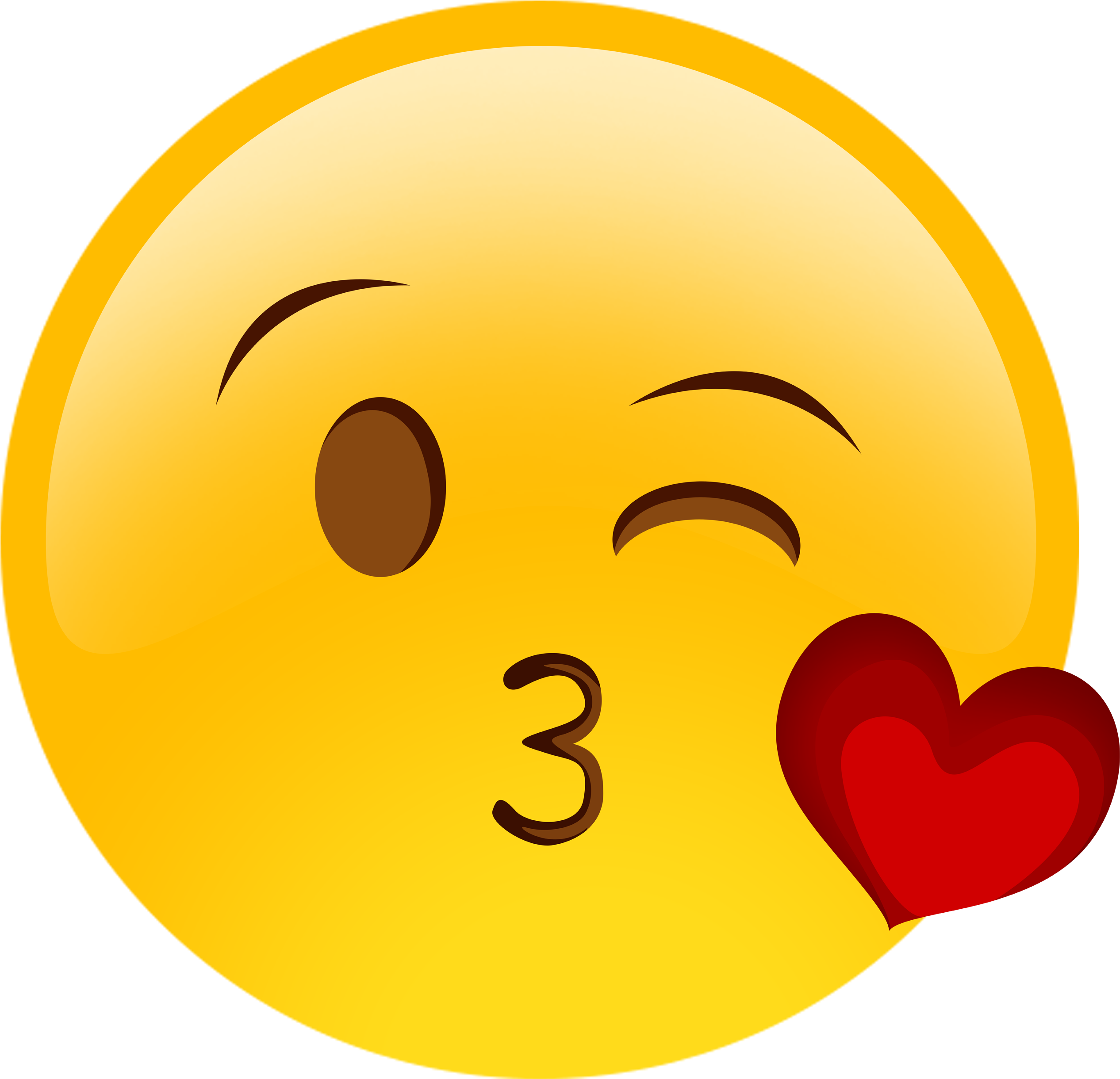 Kiss Emoji Clipart - Kiss Smiley Png - Full Size PNG Clipart Images ...