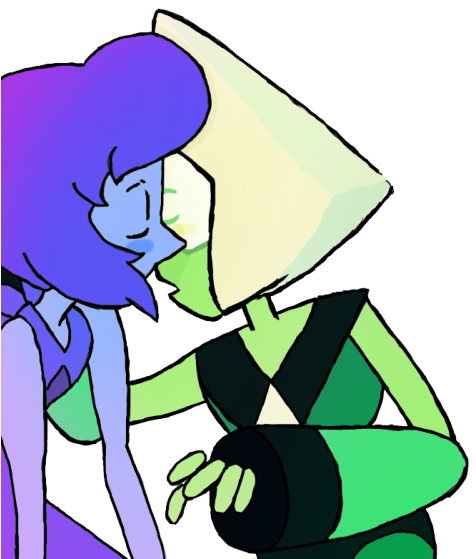 Lapidot Kiss By Sgtartmaker400 - Cartoon - (500x646) Png Clipart Download