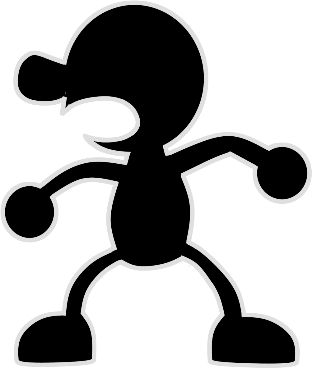 Whitekitsuneknight 32 15 Mr - Mister Game And Watch - Full Size PNG ...