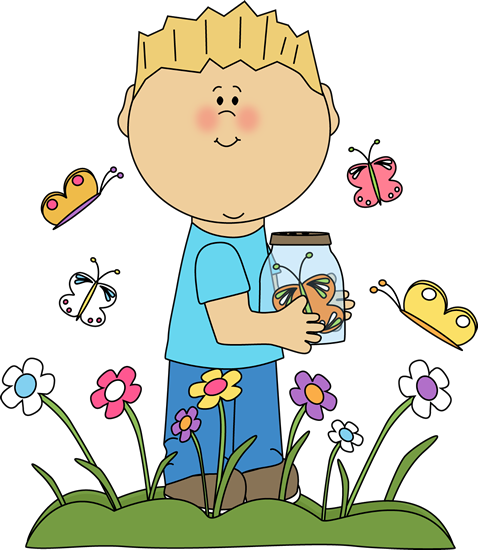 Spring Clip Art - Kids In Rain Clip Art - (478x550) Png Clipart Download
