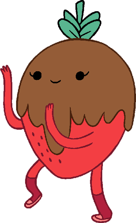 Chocoberry - Strawberry Princess Adventure Time - (440x720) Png Clipart ...