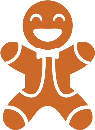 Gingerbread Cookies Icon - Gingerbread Icon - Full Size PNG Clipart ...