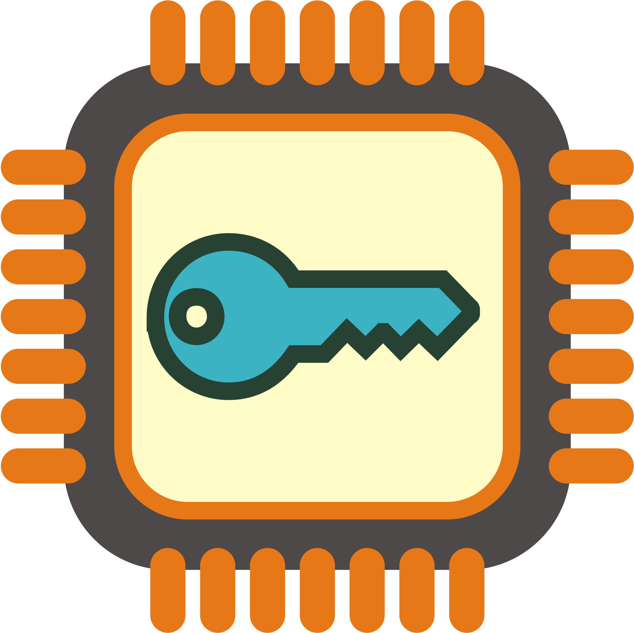 Crypto Chip Clip Art - Computer Chip Vector Png - (2402x2400) Png ...