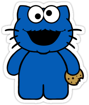 Cookie Monster Clipart Hello Kitty - Cookie Monster Background ...