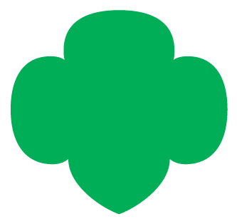Green Trefoil With White Border - Girl Scout Trefoil - (432x432) Png ...