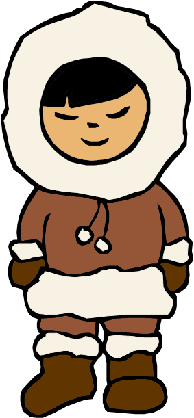 Inuit - Sticker - (420x747) Png Clipart Download