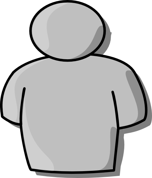 Grey Person Clip Art - Grey People Clip Art - (510x598) Png Clipart ...