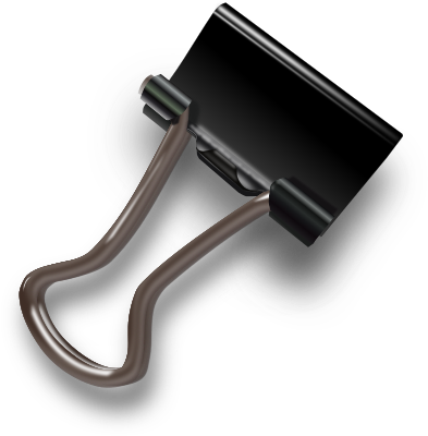 Free To Use & Public Domain Office Clip Art - Binder Clip Clip Art ...