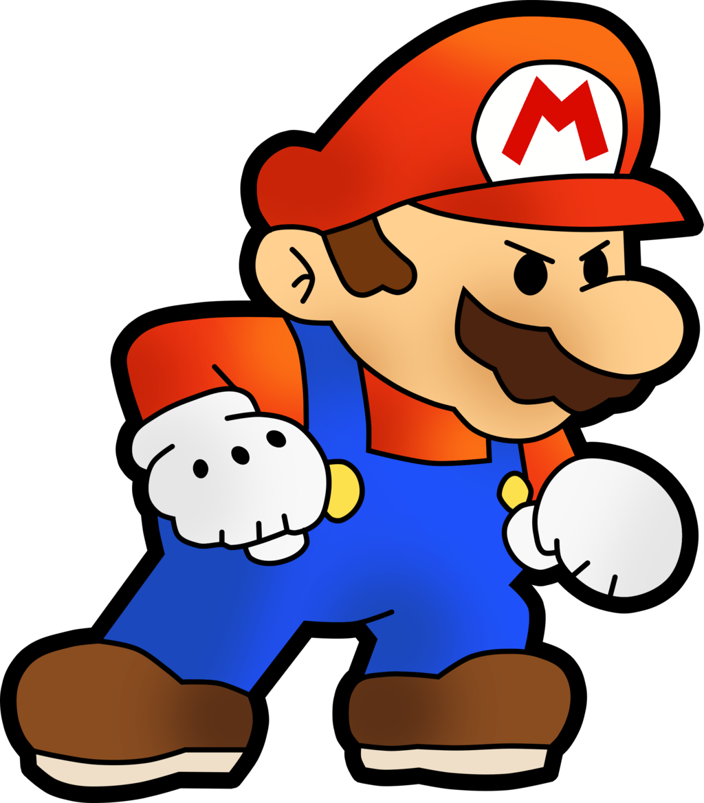 Mario Png Images Free Download - Paper Mario 64 Mario - (1024x1168) Png ...