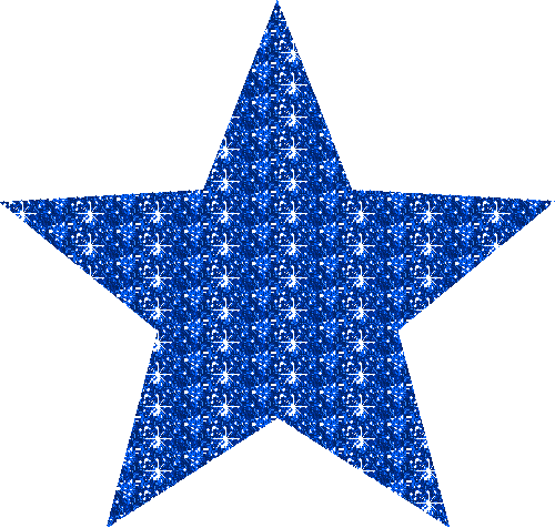 Silver - Blue Glitter Star Png - (2354x2354) Png Clipart Download