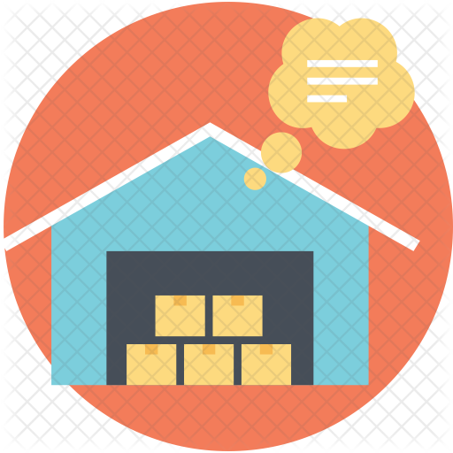 Shipment Warehouse Icon - Warehouse - (512x512) Png Clipart Download