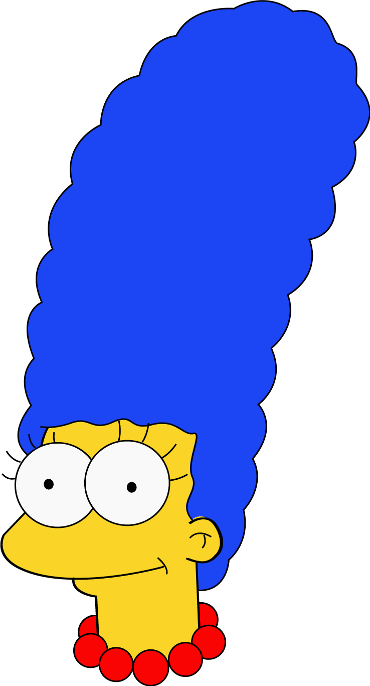 The Simpsons Marge By Byhorus - Marge Simpson With No Nose - (738x1367 ...