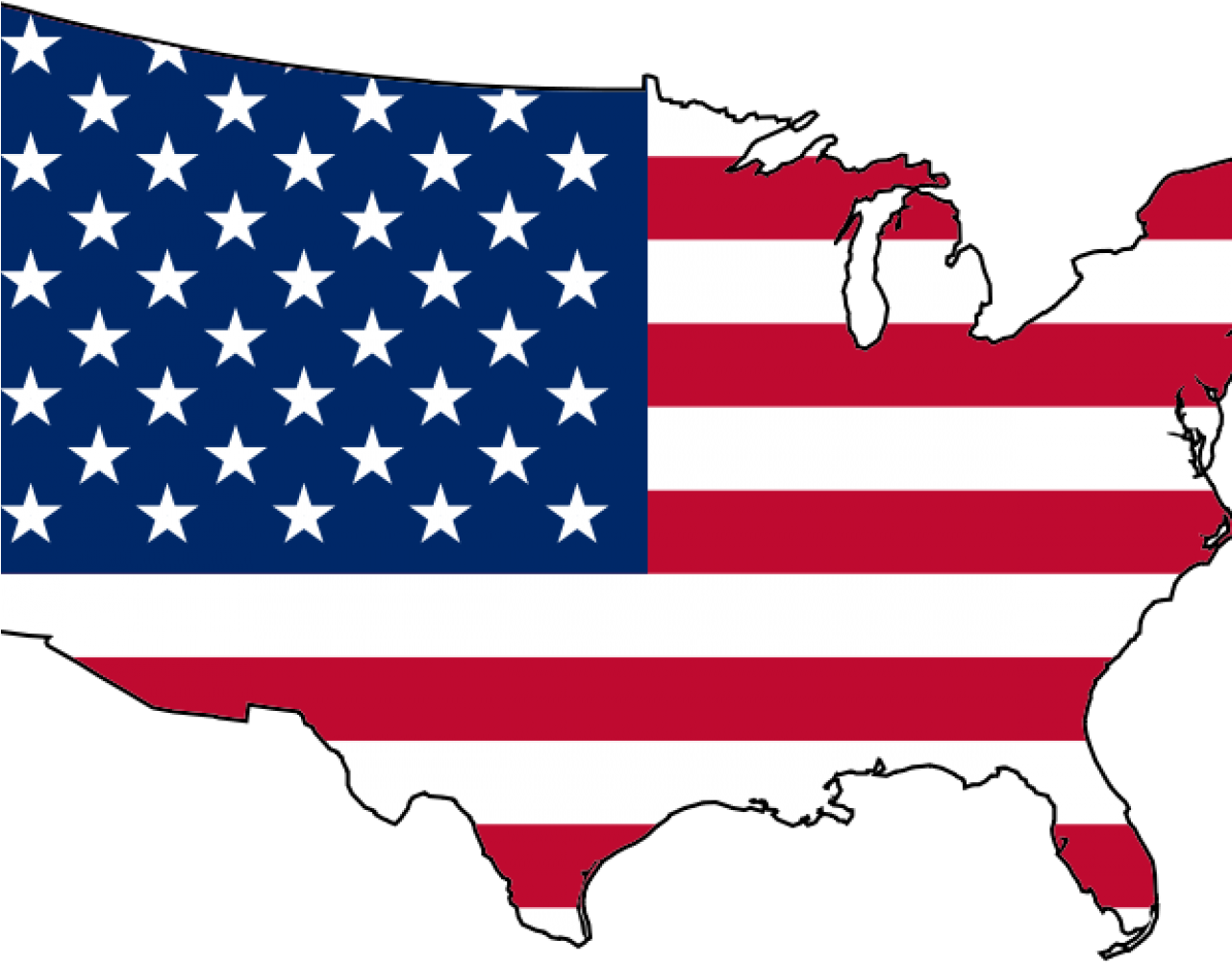 Picture Of The 13 Colonies Map - Usa Flag Map Png - (1280x1024) Png ...