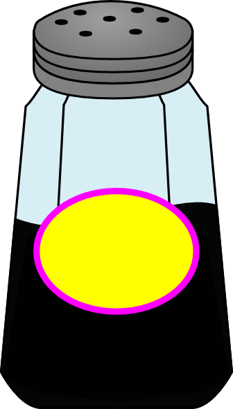 Salt Coloring Page - (336x590) Png Clipart Download