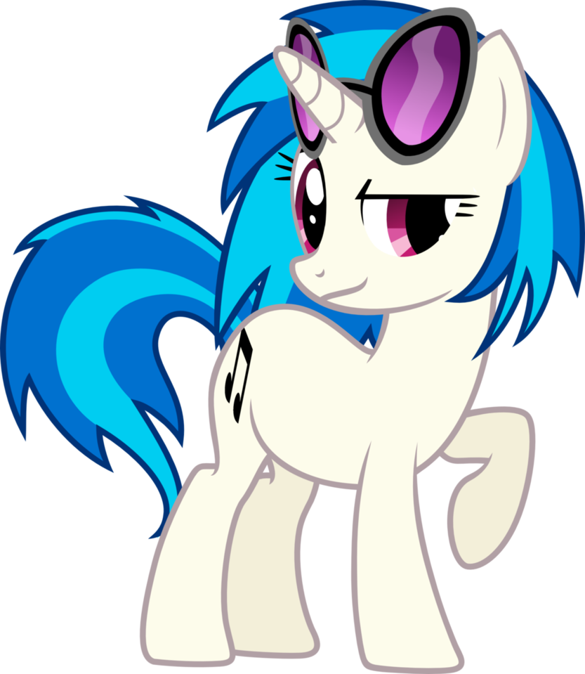 Vinyl Scratch As Rarity Position By Greendwarf333 - Mlp Vinyl Scratch ...