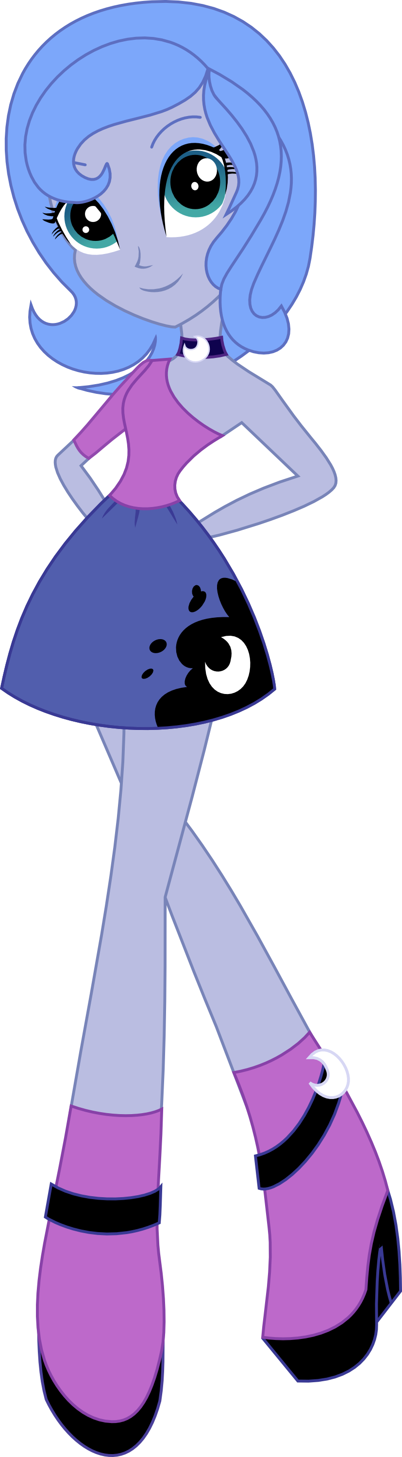 Princess Luna Human Form Equestria Girls - Mlp Young Luna Eg ...