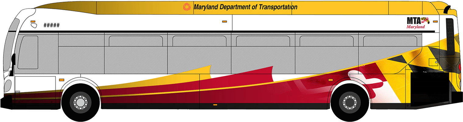 Bus Wrap Express Buslink - Baltimorelink Bus - (1570x475) Png Clipart ...