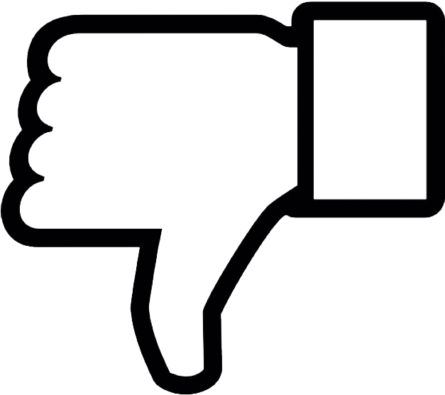 Dislike Clipart Icon - Facebook Dislike Button Png - (626x626) Png ...