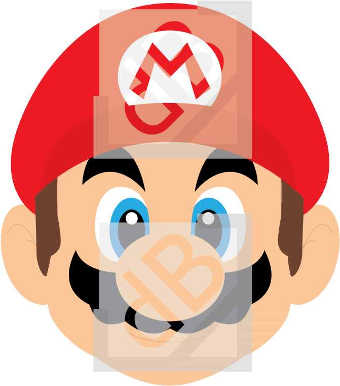 Super Mario Face Clip Art Images Gallery - Super Mario Head Png ...