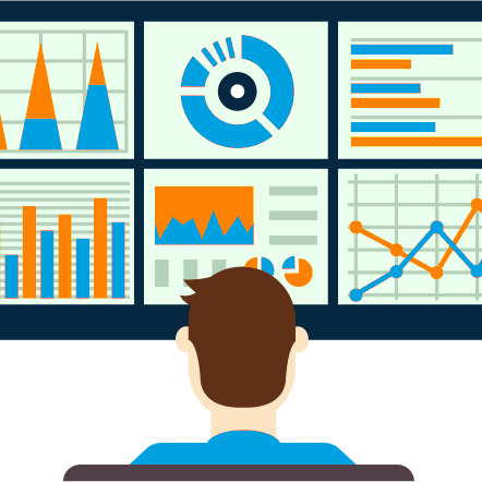 Monitoring Vector - (442x442) Png Clipart Download