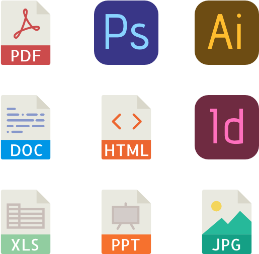 File Types 40 Icons - Pdf Icon Png Small - (600x564) Png Clipart Download
